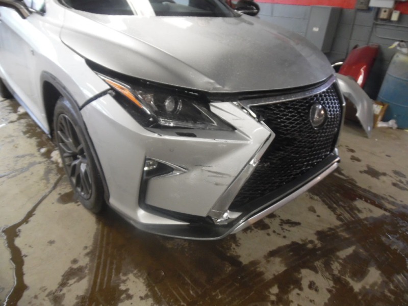 Lexus RX350 front end collision repair
